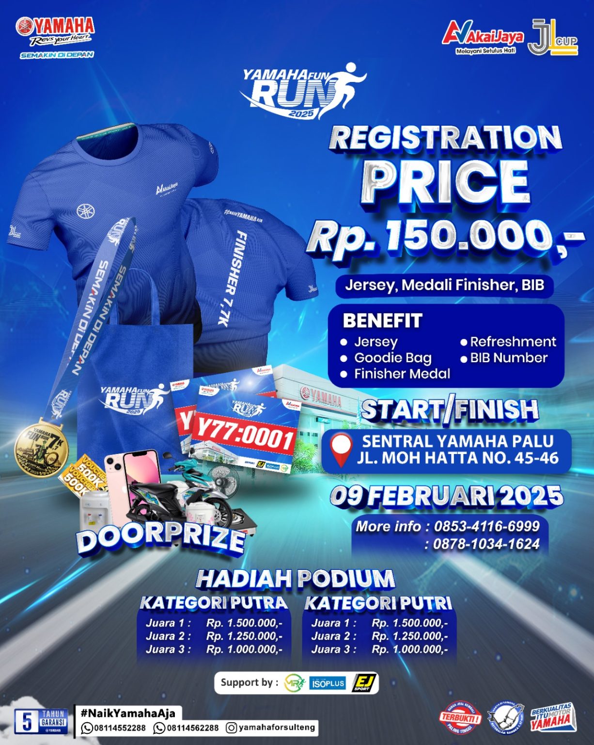 Yamaha Fun Run 2025: Serunya Lari Sehat dan Hadiah Menarik - HARIAN ...